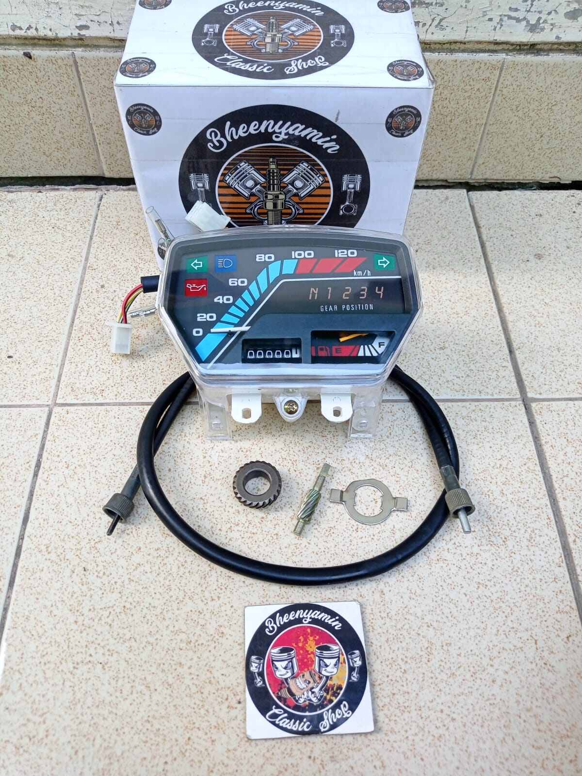 Paket Spedo Tali Olor Kabel dan Gigi Gear Ger Gir Spedo Spedometer ...