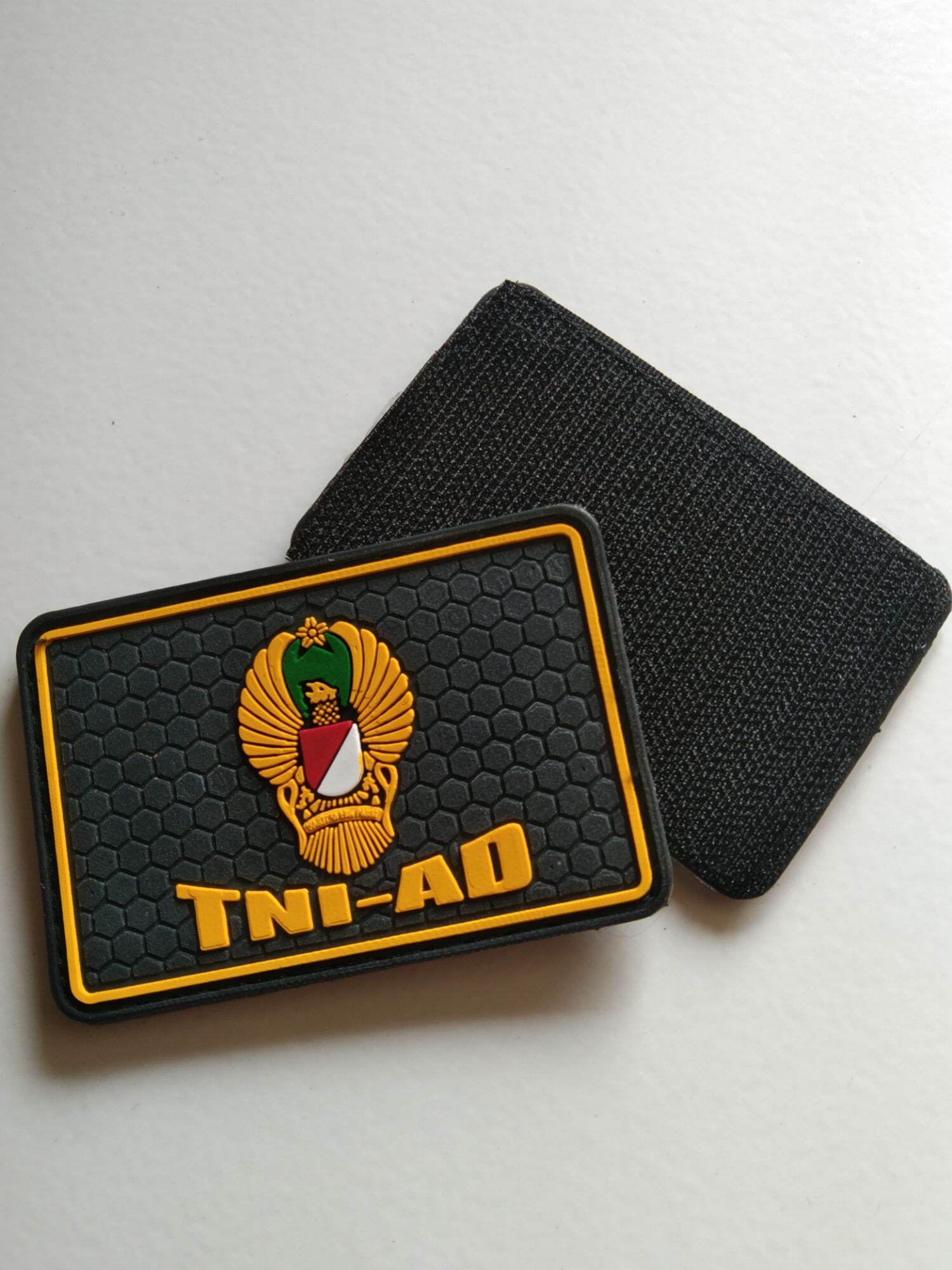 PATCH RUBBER LOGO TNI AD hitam | Lazada Indonesia