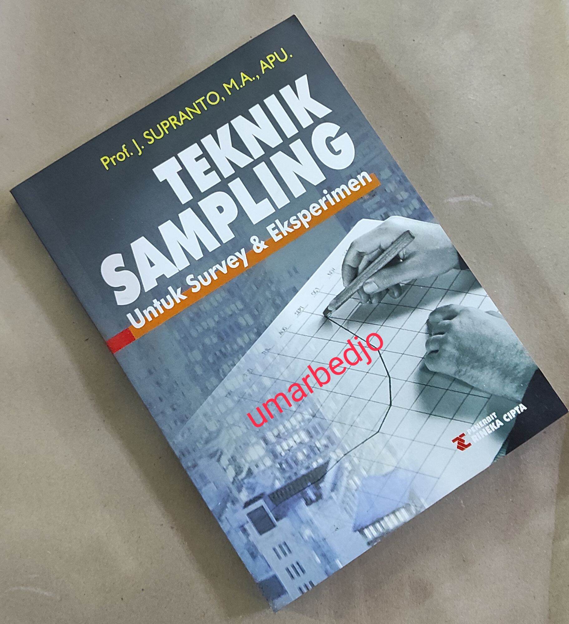 Teknik sampling untuk survey dan eksperimen j supranto | Lazada Indonesia