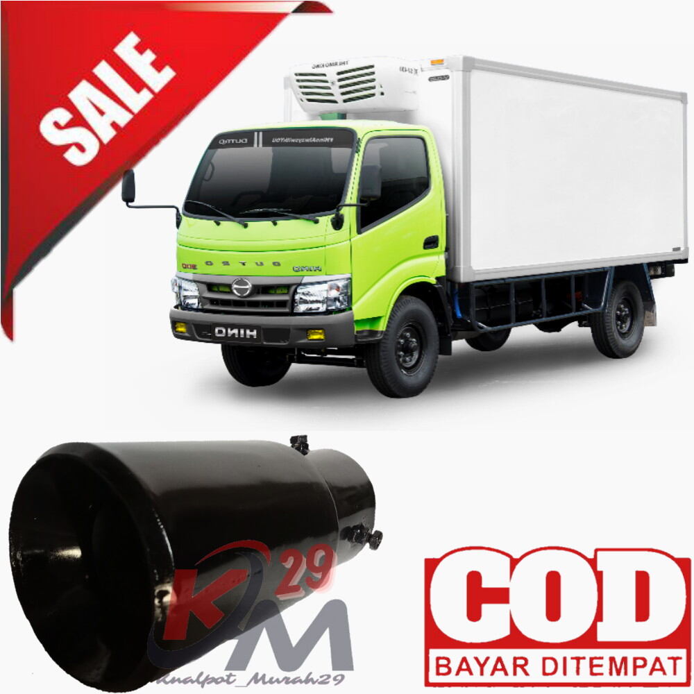 KNALPOT SERIGALA TRUK CANTER TRUK ENGKEL HINO DUTRO 300 ELF NMR71 DYNA ...