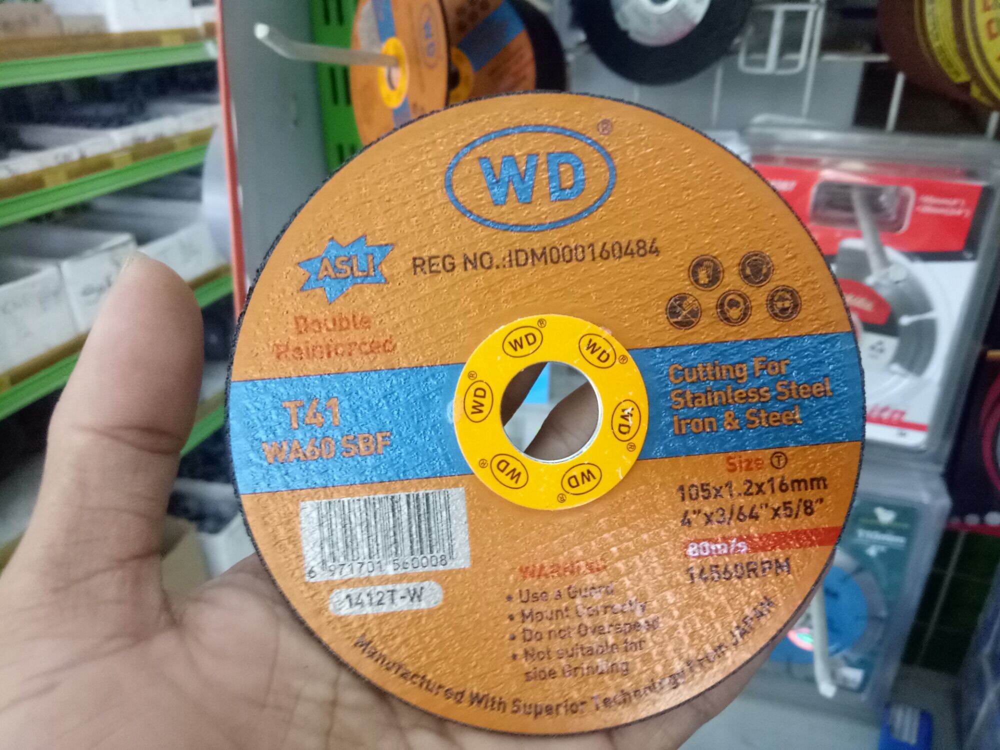 resibon WD pisau potong besi mata grinda potong besi di jamin tajam ...