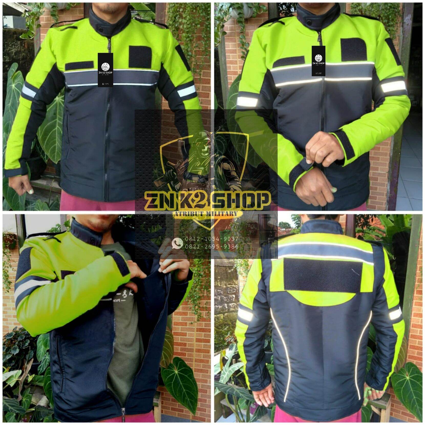 Jaket touring / jaket patwal Polos tanpa Atribut | Lazada Indonesia