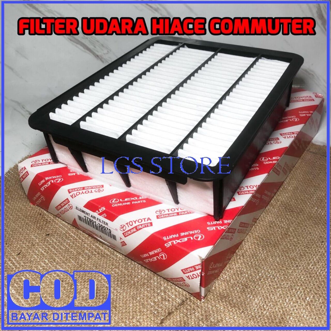 FILTER UDARA HIACE COMMUTER - AIR FILTER HIACE - FILTER UDARA HI ACE ...