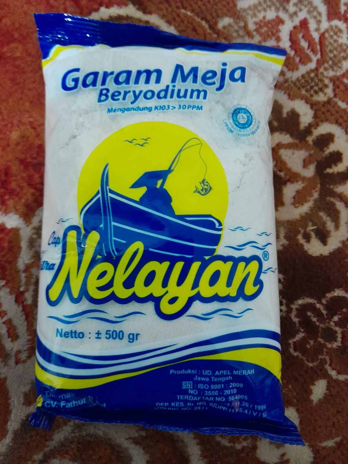 Garam Meja Cap Nelayan 500 gr | Lazada Indonesia