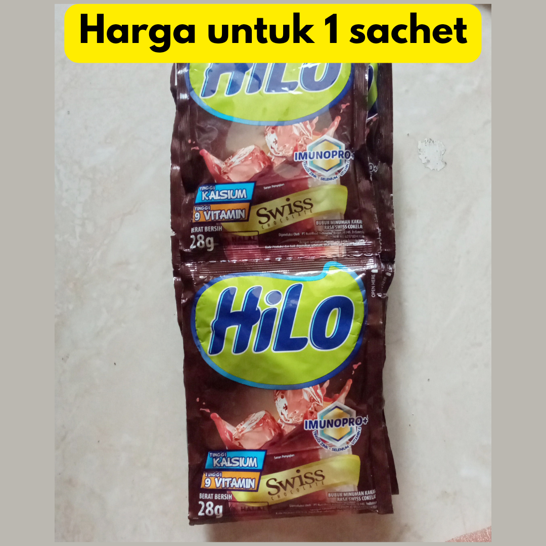 hilo swiss chocolate 28 g (1 sachet) minuman coklat | Lazada Indonesia