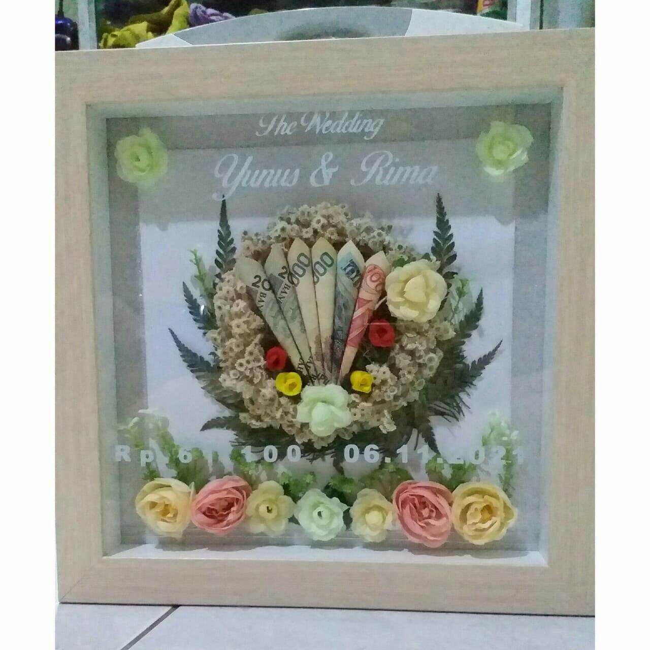 BINGKAI MAHAR RUSTIC MURAH/ MAHAR RUSTIC BUNGA KERING/MAHAR PERNIKAHAN ...