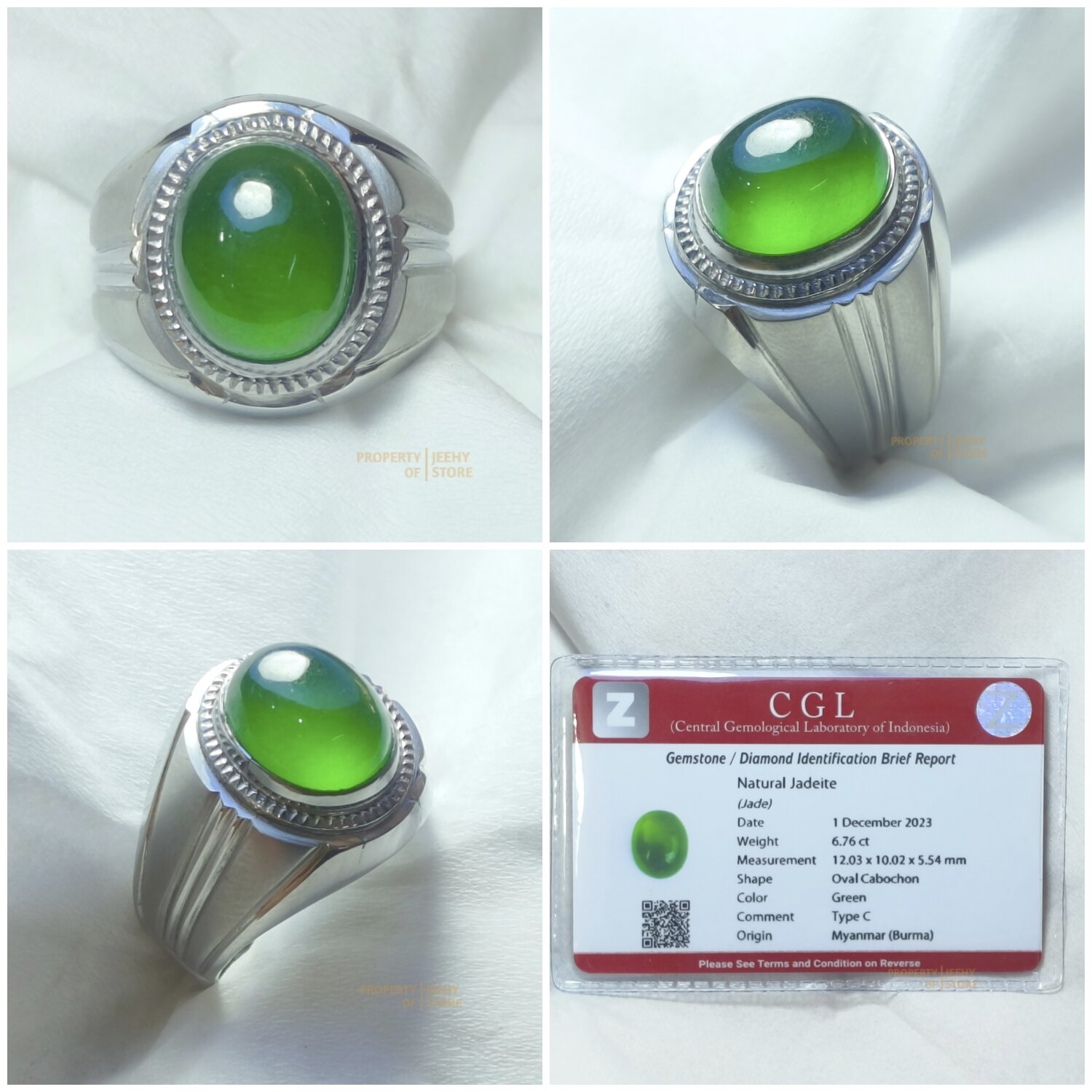 Natural Jadeite Myanmar Type C / Batu Akik Giok Burma | Lazada Indonesia