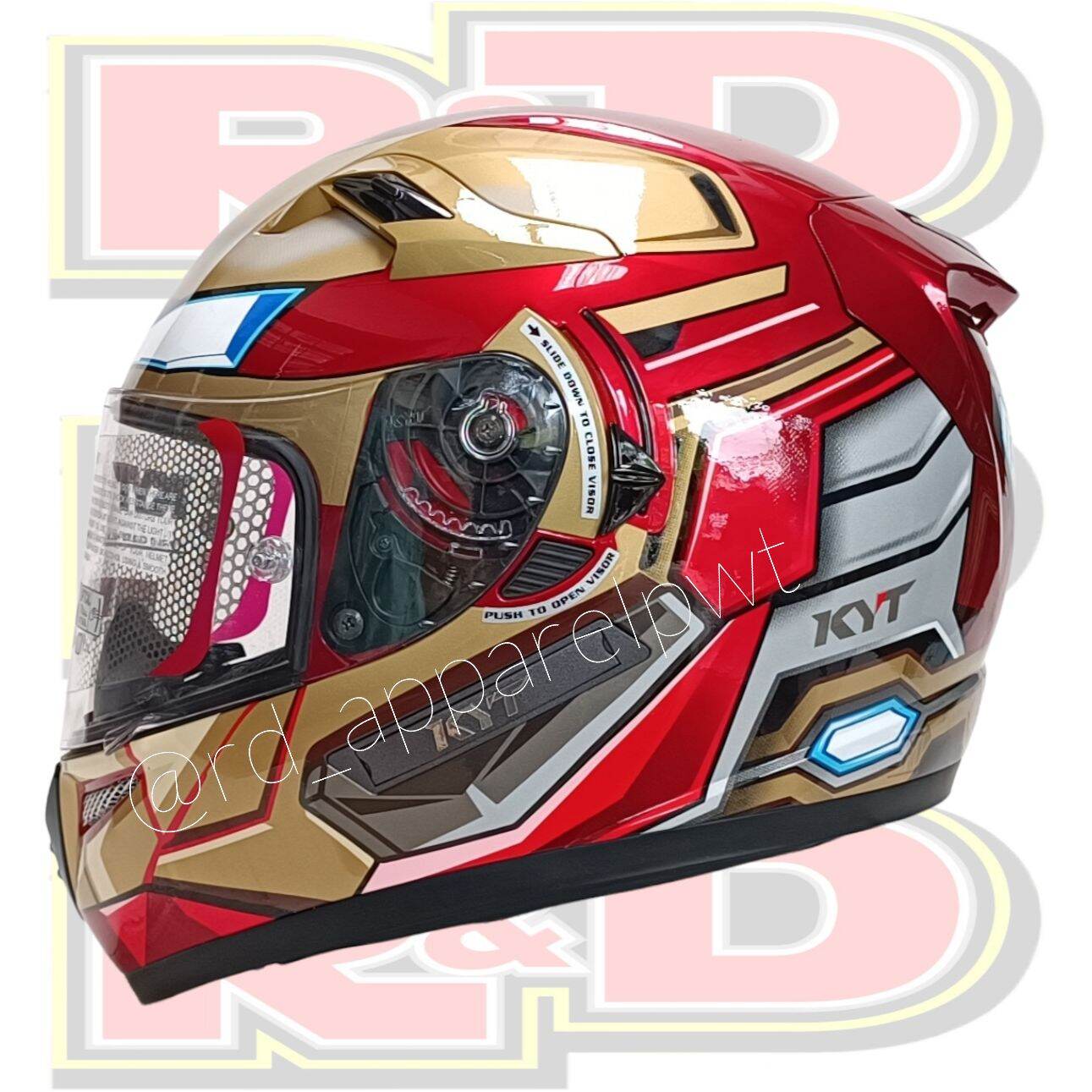kyt k2 rider - helm kyt k2rider original fullface motif spoderman vemom ...