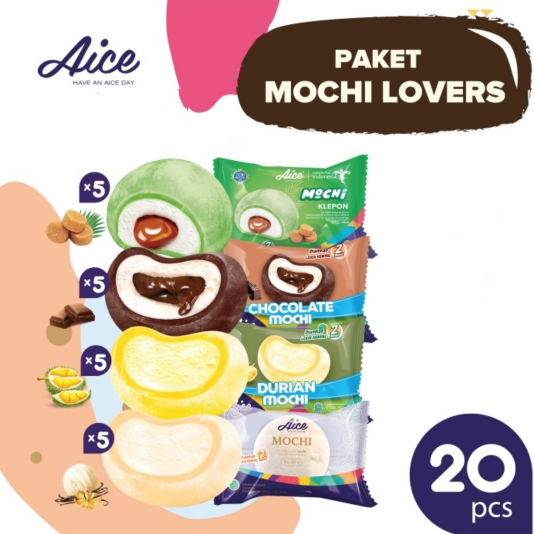 Aice ice cream paket mochi lovers isi 20 pcs | Lazada Indonesia