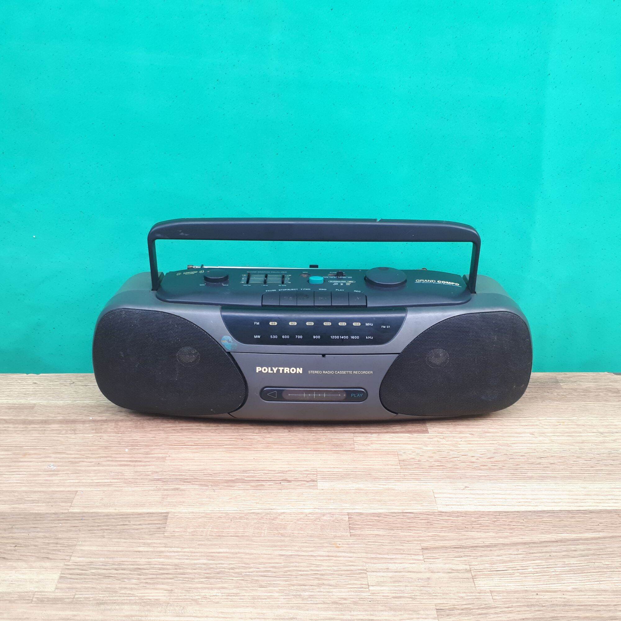 radio tape polytron, radio normal kaset pita off(bekas) | Lazada Indonesia
