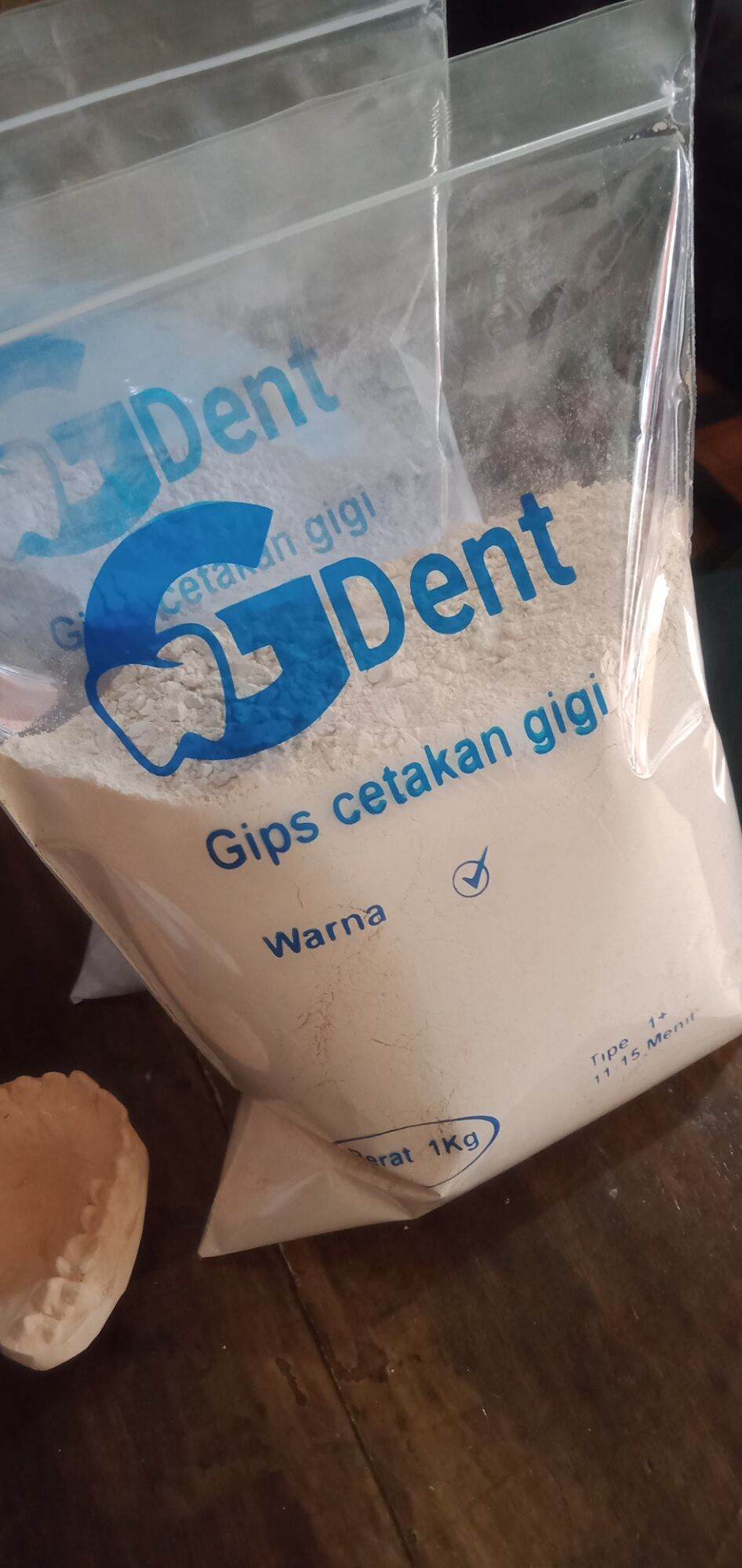 Dental gips gigi .kapur gigi warna kuning | Lazada Indonesia