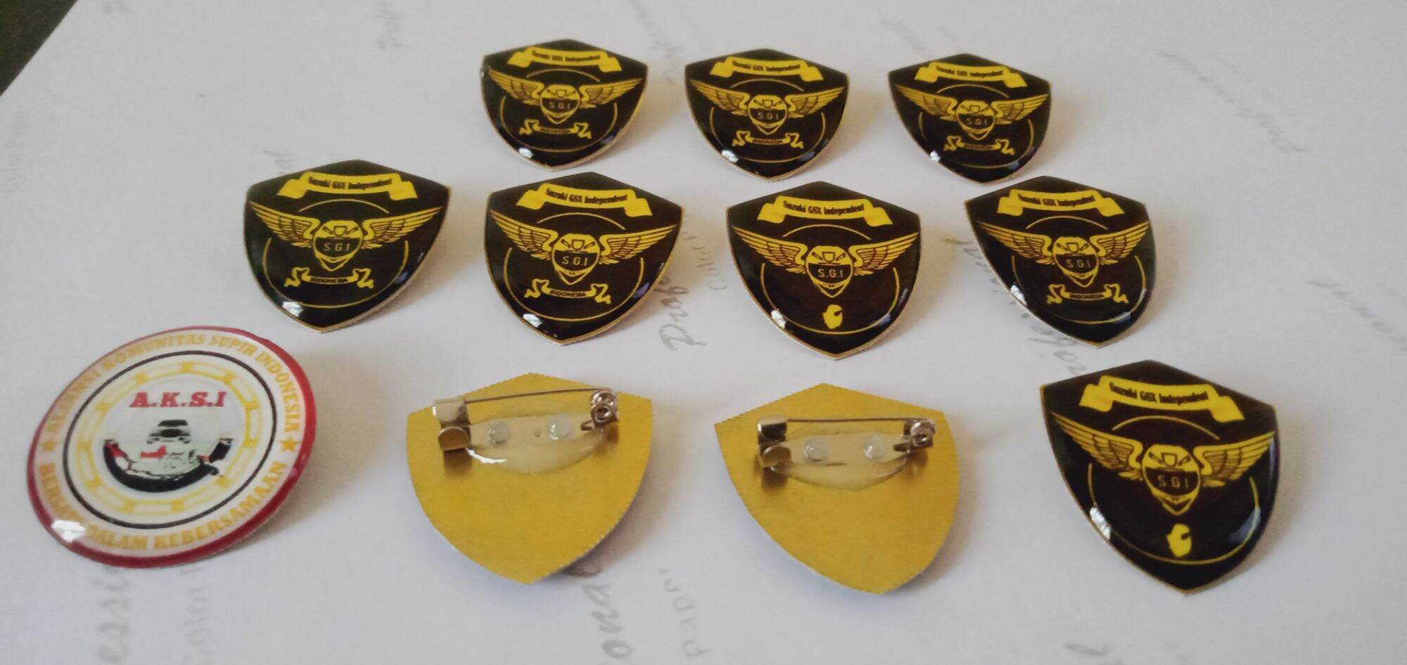 Pin logo kuningan custom | Lazada Indonesia