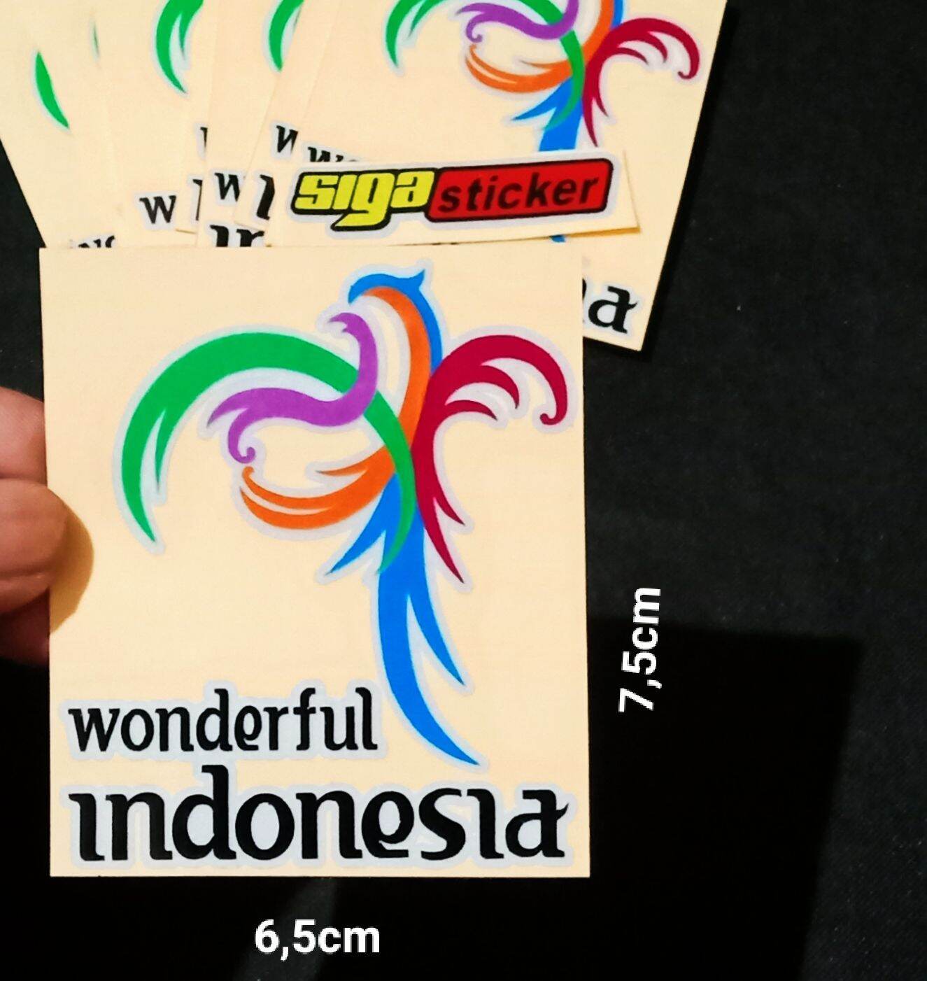 Stiker Pesona Indonesia Sticker Wonderful Indonesia Cutting | Lazada Indonesia