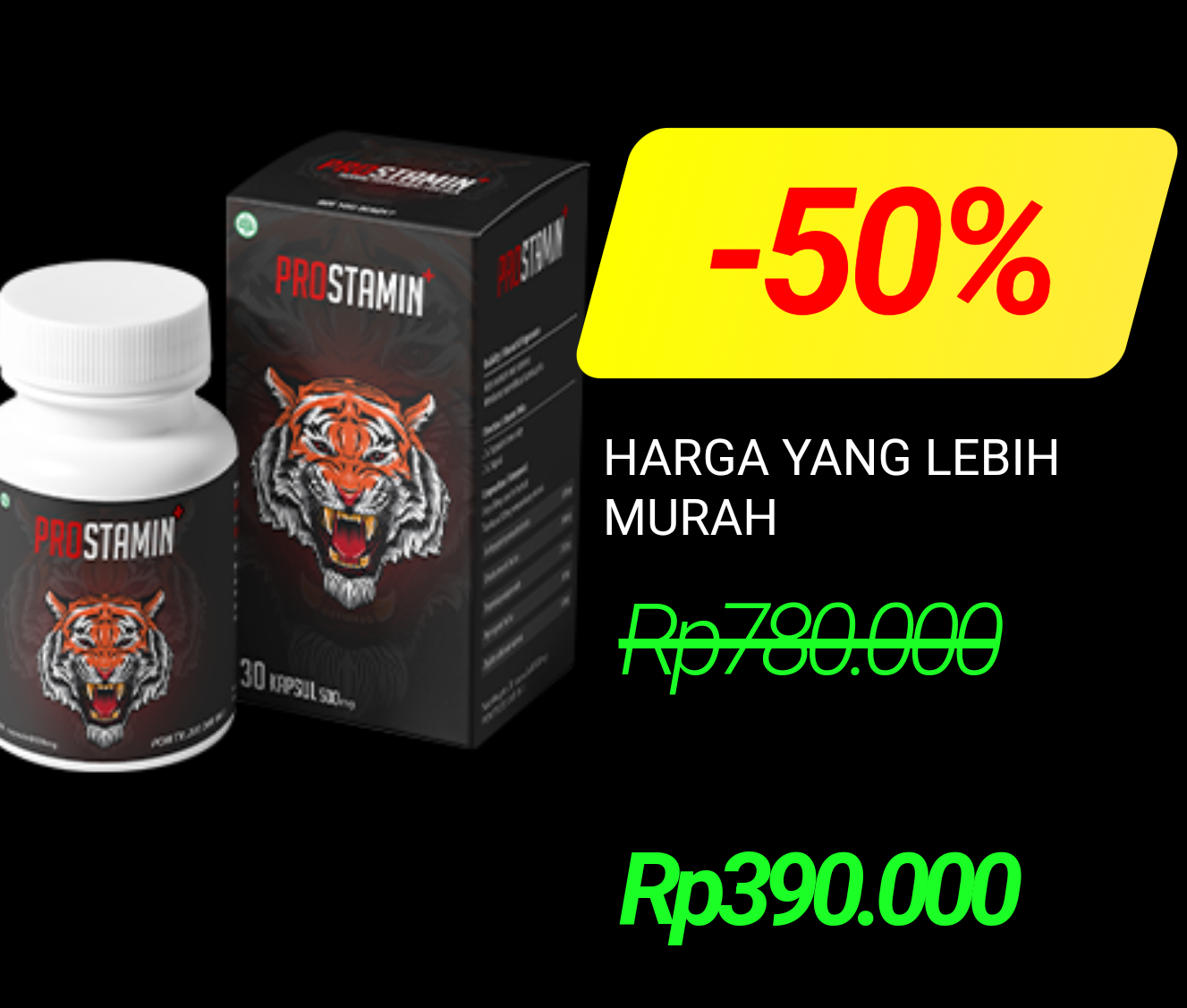 PROSTAMIN OBAT PEMBESAR VENIS KUAT KERAS TAHAN LAMA 30 KAPSUL | Lazada ...