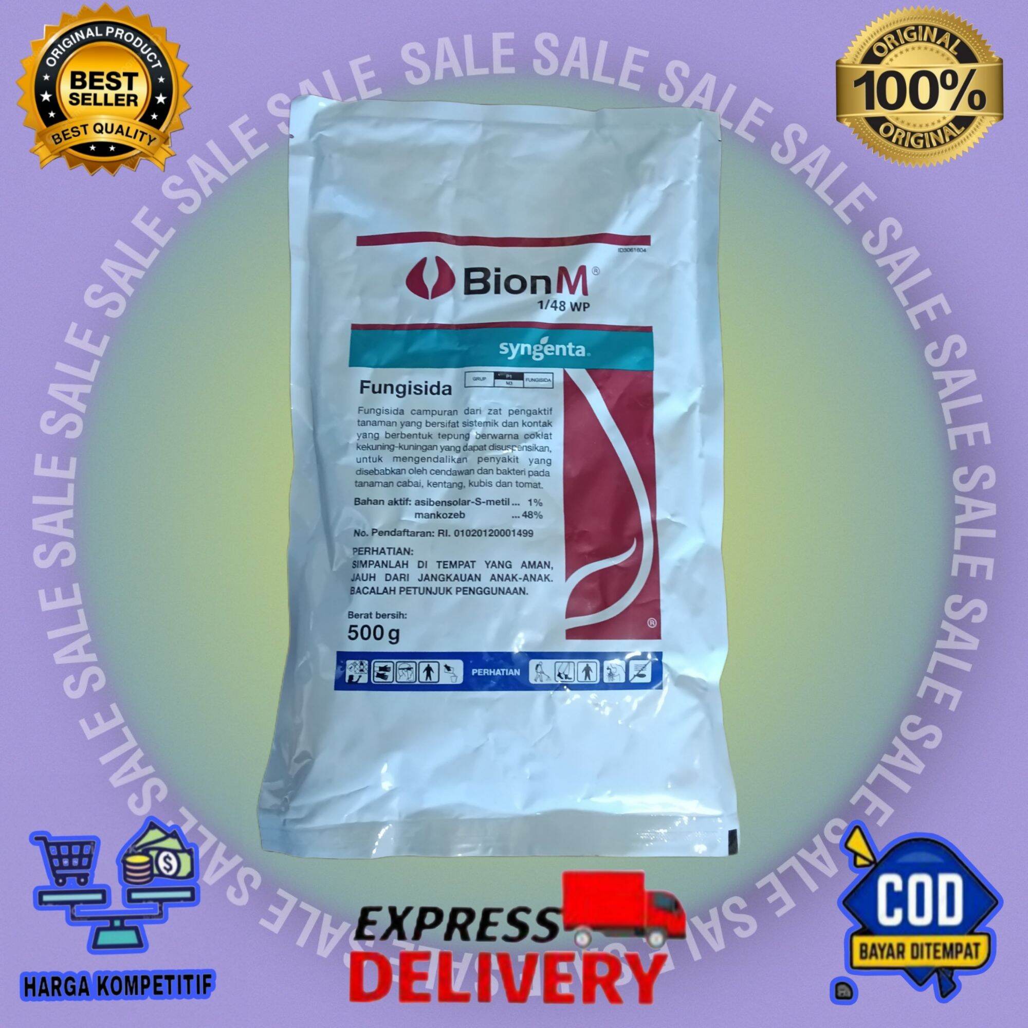 Fungisida Sistemik dan Kontak Bion M 1/48 WP Kemasan 500 gram | Lazada Indonesia