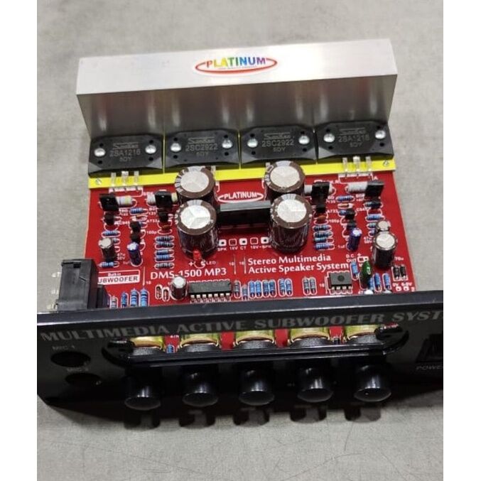 KIT POWER SPEAKER AKITF DMS 1500 STEREO AMPLIFIER AMPLI MULTI MEDIA ...