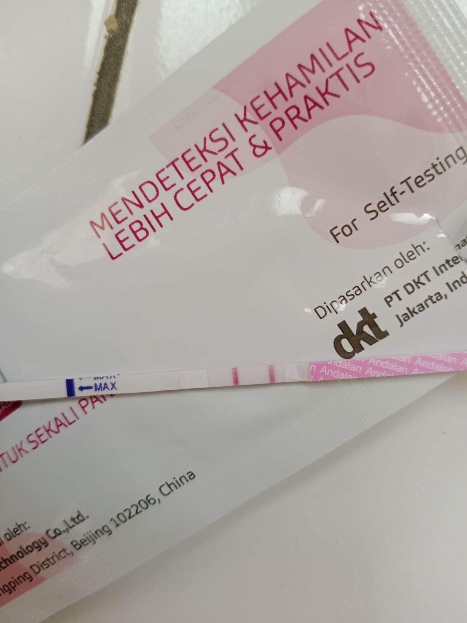 PRANT TEST PACK HASIL POSITIF SATUAN | Lazada Indonesia