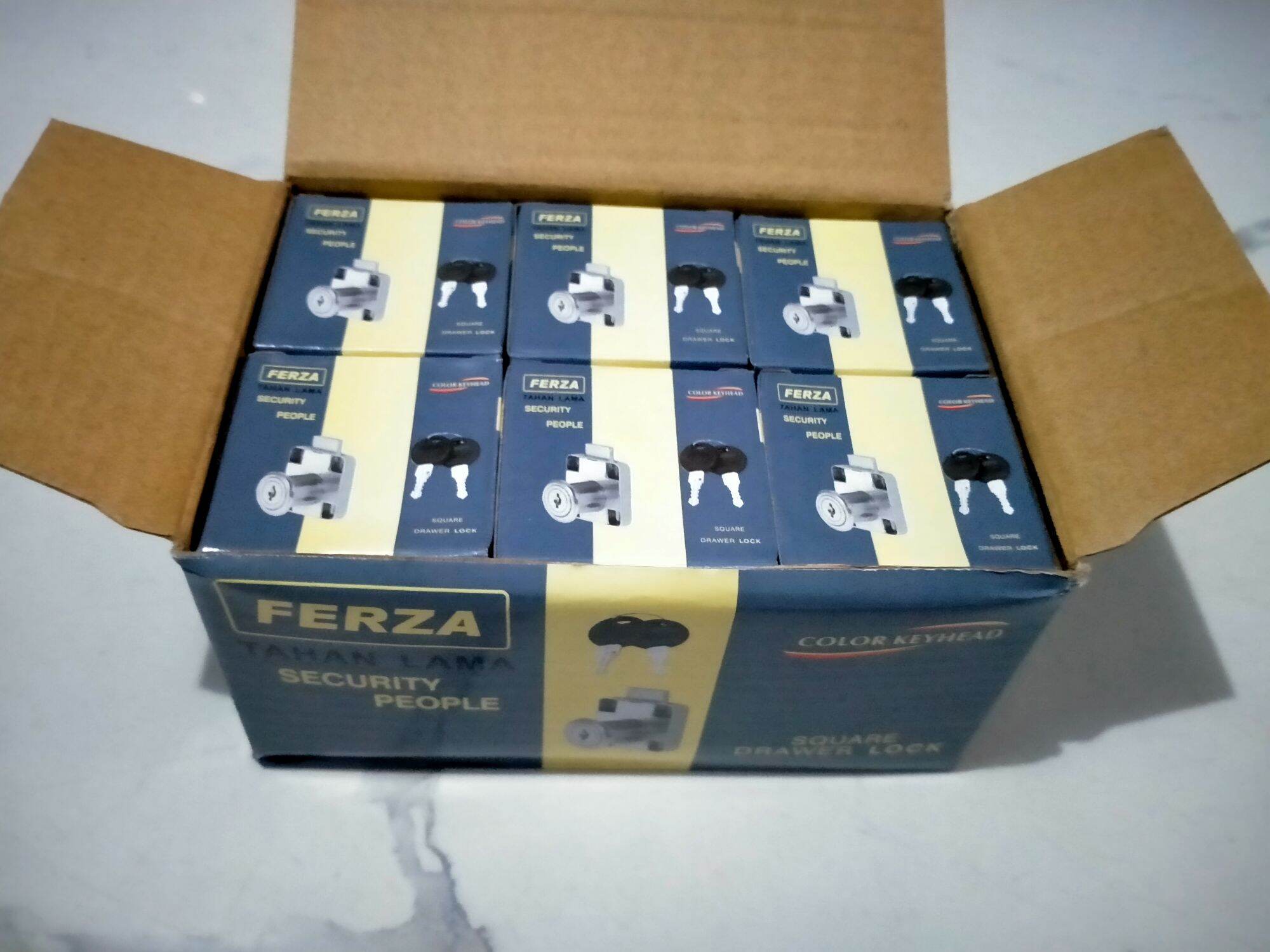 kunci laci ferza 138 -22C 1lusin kunci lemari model huben 1box 12pcs ...
