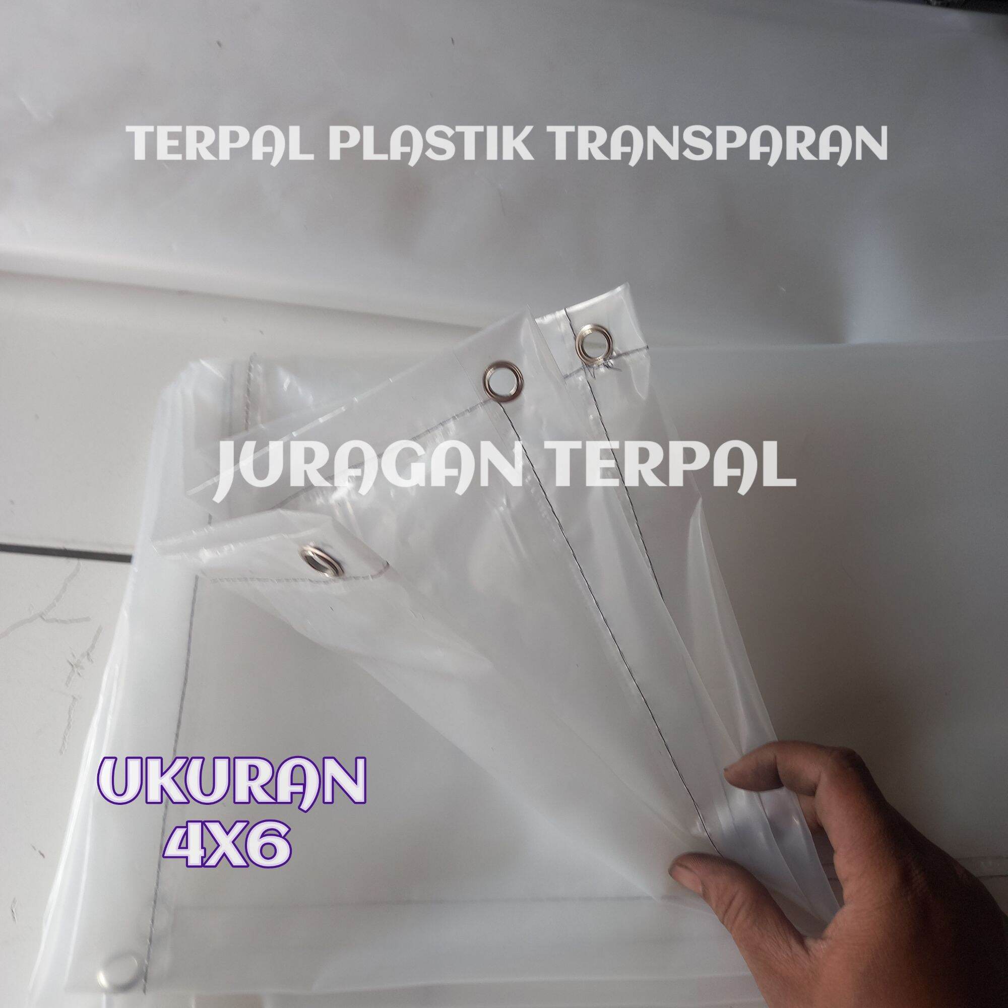 terpal plastik bening transparan ukuran 4x6 | Lazada Indonesia