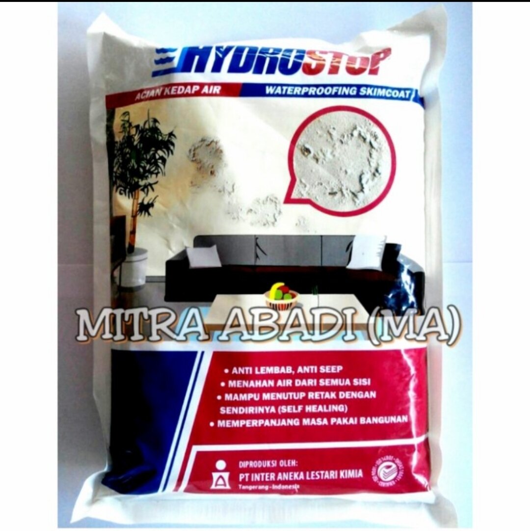 HYDROSTOP WATERPROOFING 2KG / SEMEN ACIAN KEDAP AIR | Lazada Indonesia