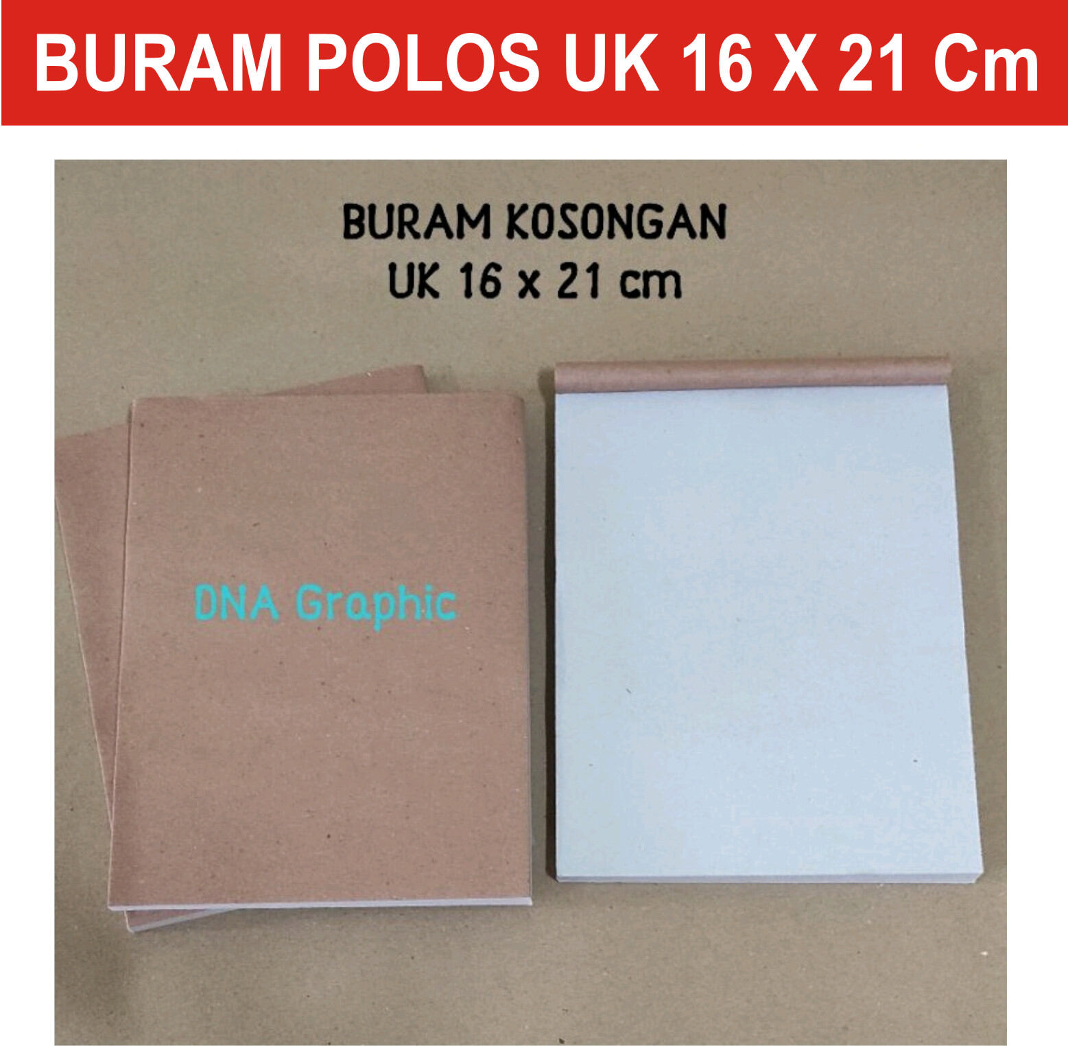 NOTA BURAM POLOS ATAU KOSONGAN UKURAN 16 X 21 Cm | Lazada Indonesia
