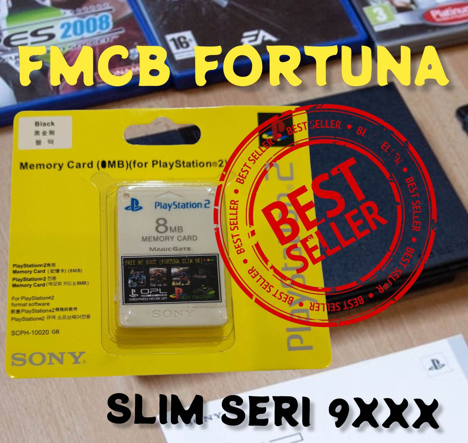 FREE MC BOOT FMCB FORTUNA PS2 SLIM SERI 9 TANPA MATRIX | Lazada Indonesia