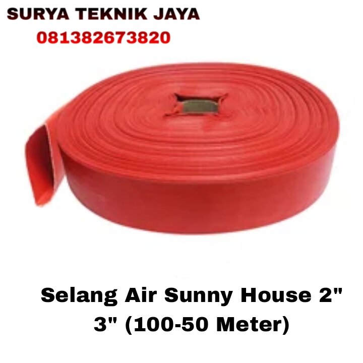 SELANG BUANG AIR POMPA IRIGASI SUNNY HOUSE 2 INCH PANJANG 100-50 METER ...