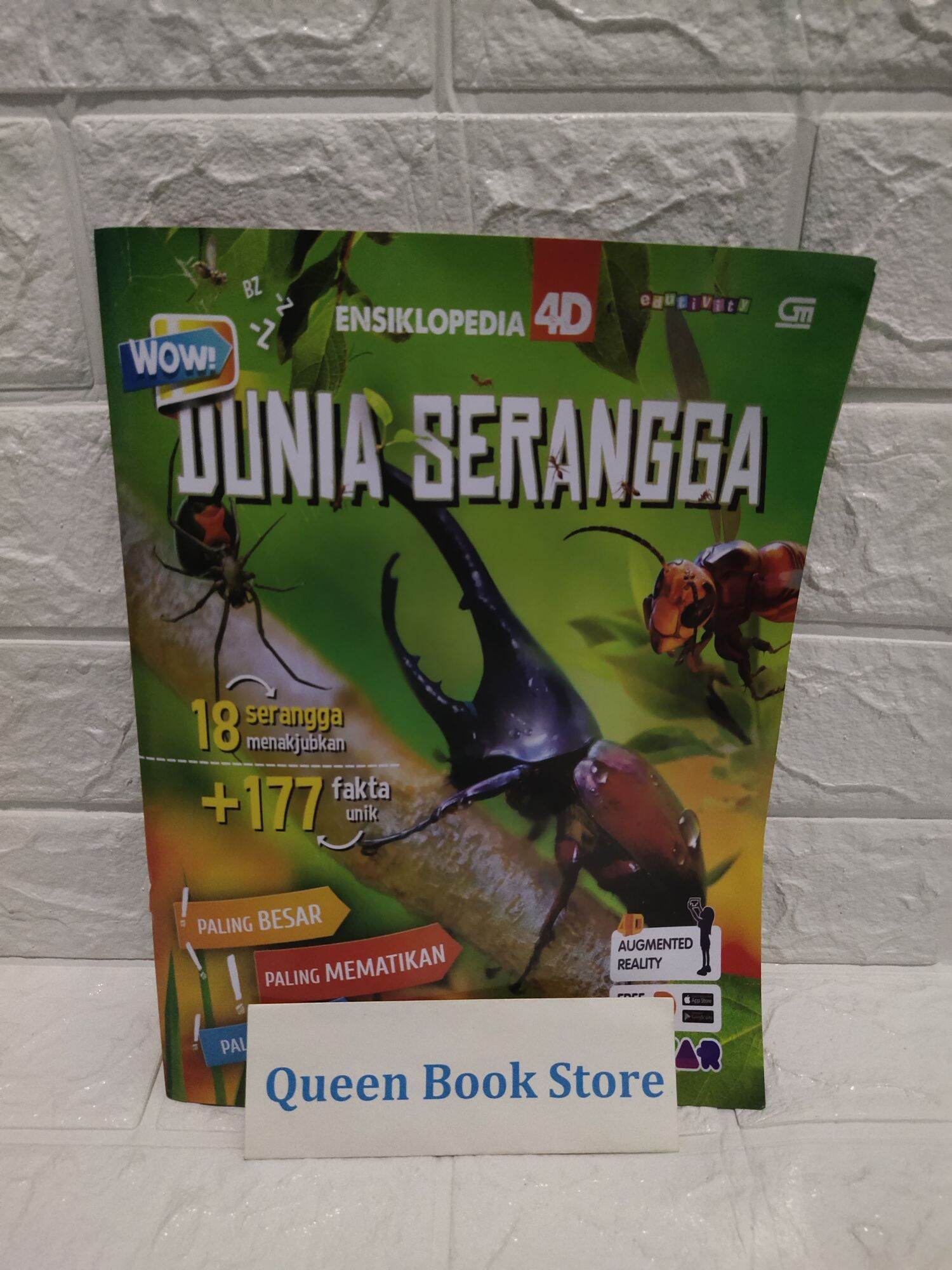 Buku Ensiklopedia 4D Dunia serangga | Lazada Indonesia
