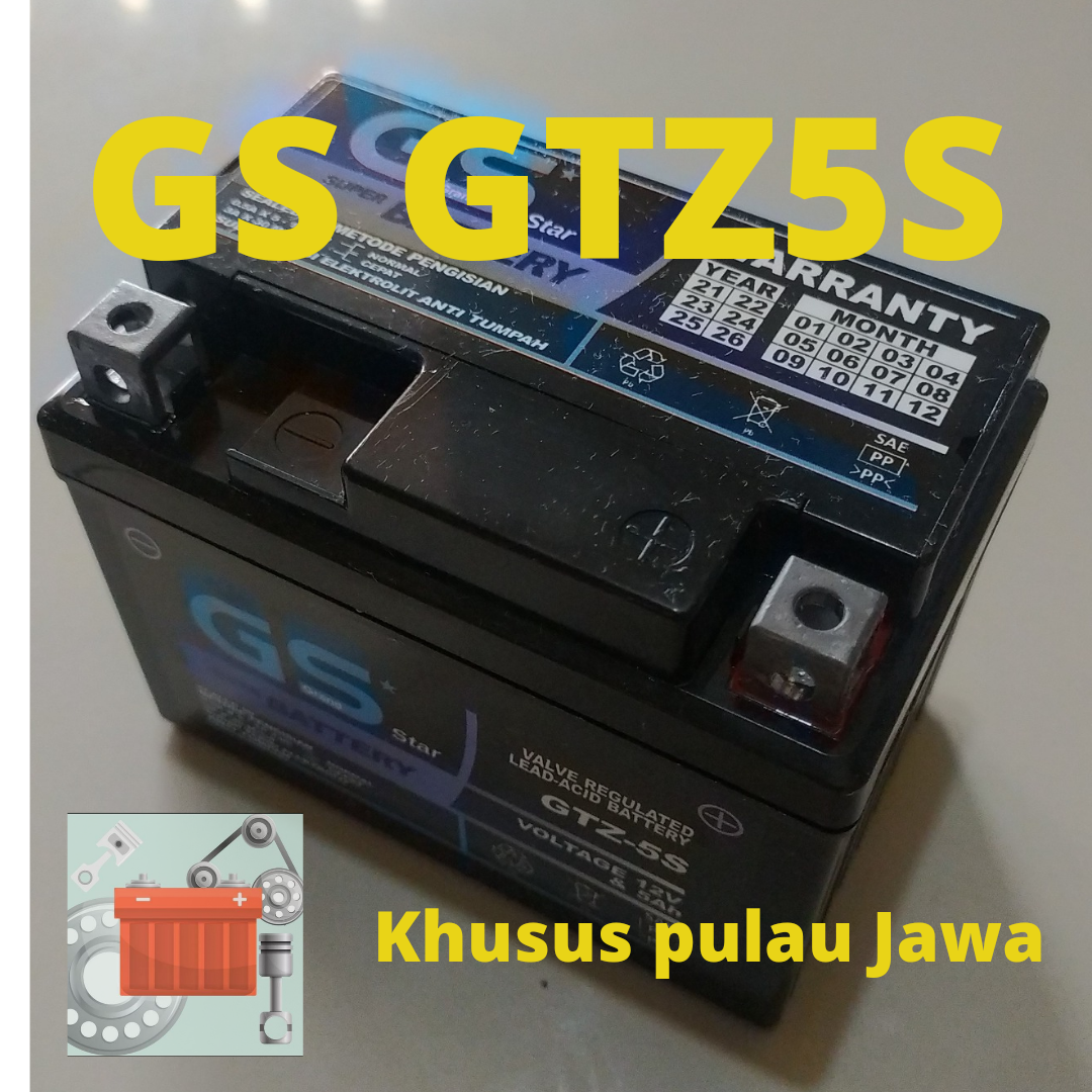 AKI HONDA BEAT CARBU DAN INJEKSI GS GTZ5S KHUSUS PULAU JAWA | Lazada ...