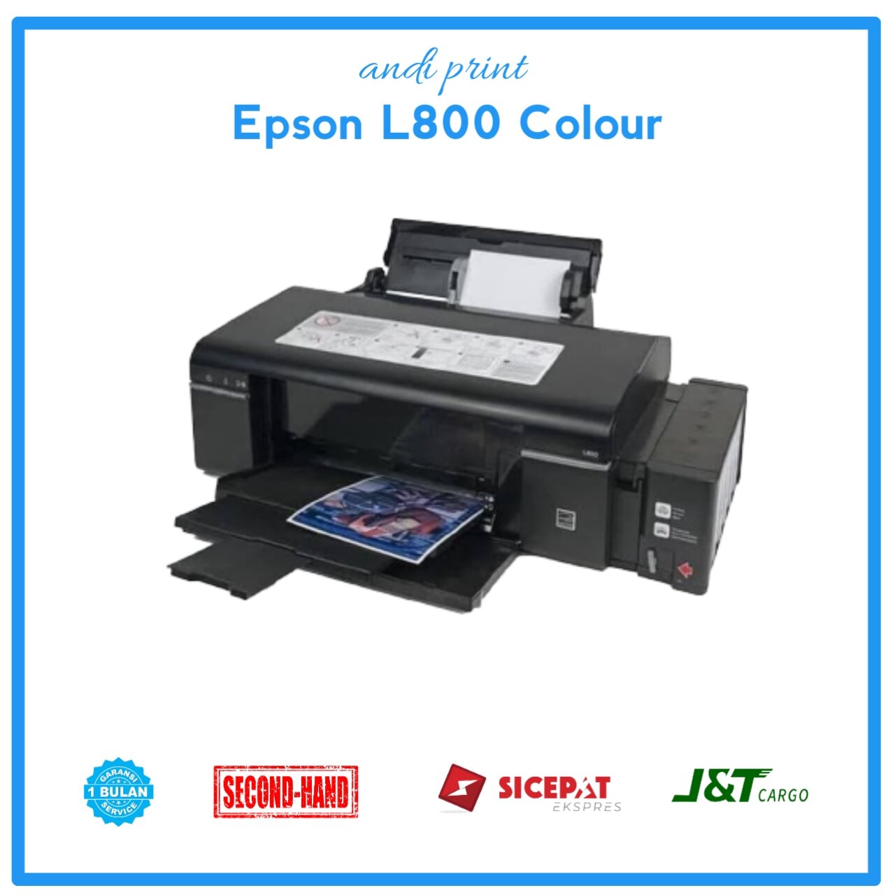 Printer Epson L800 Colour Tinta Baru Nozzle Full Lazada Indonesia 2013