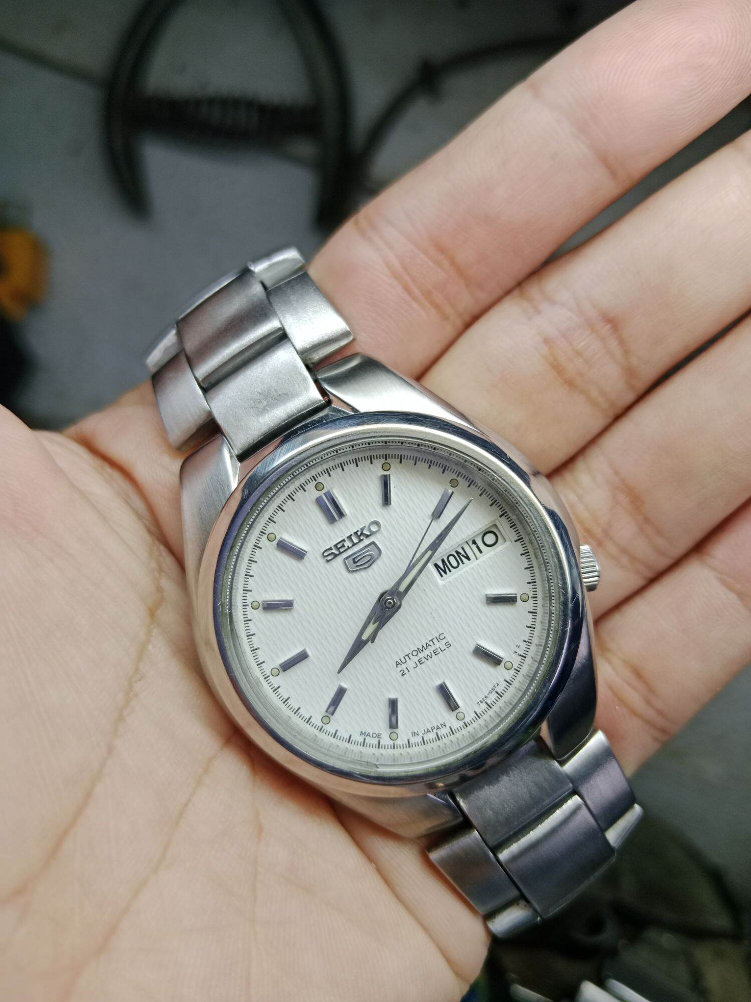 jam tangan SEIKO 5 automatic original bekas / seiko 7s26 02F0 | Lazada ...