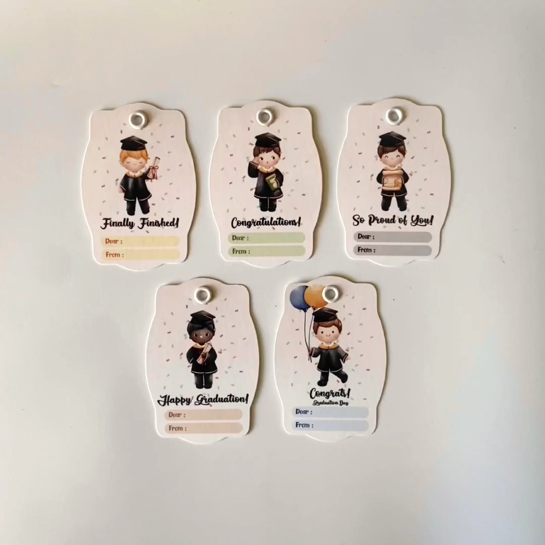 Hang Tag Ivory Graduation Boy | Lazada Indonesia