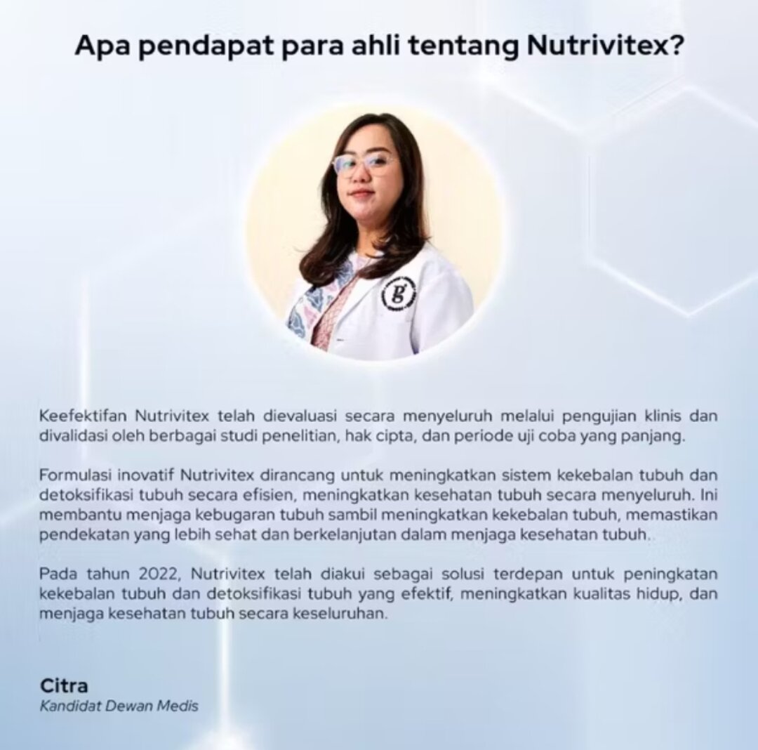 PROGIZI Nutrivitex Herbal Parasit dan Memelihara Daya Tahan Tubuh ...