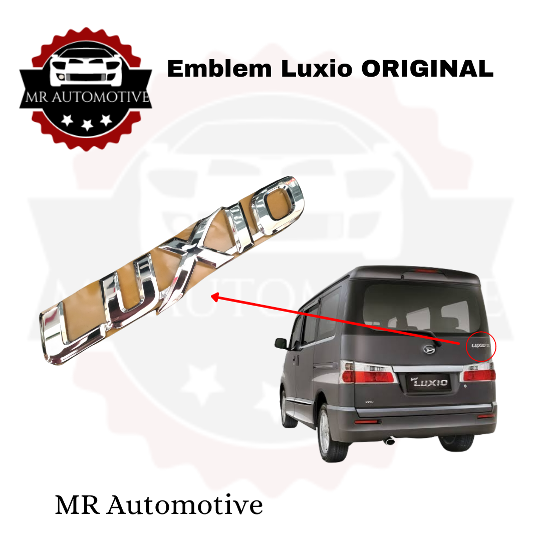 Emblem Logo Tulisan Luxio Original Best Seller | Lazada Indonesia