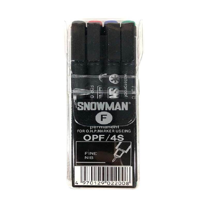 Pulpen / Spidol Snowman OPF/4S 4 Warna Permanen | Lazada Indonesia