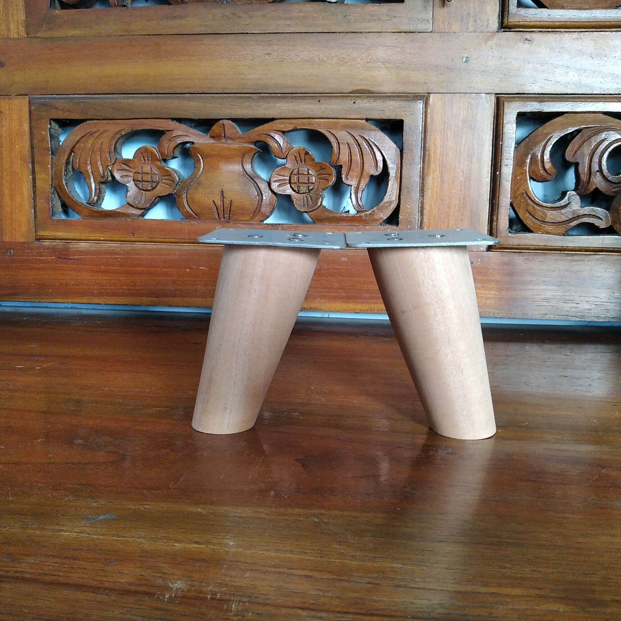 kaki meja, buffet, tinggi 10cm pakai plat besi | Lazada Indonesia