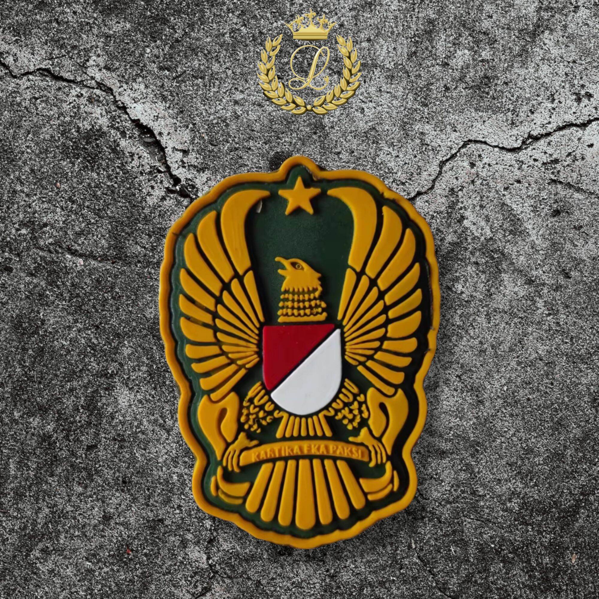 patch rubber TNI INDONESIA tempelan emblem karet velcro | Lazada Indonesia