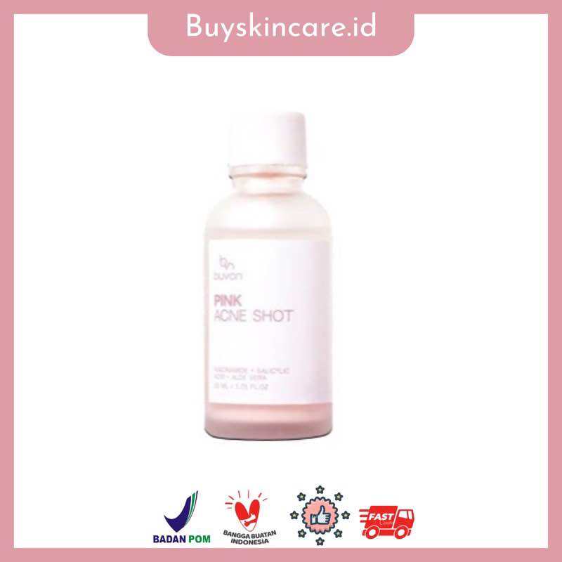 BUVON Pink Acne Shot Obat Totol Jerawat 30ml | Lazada Indonesia