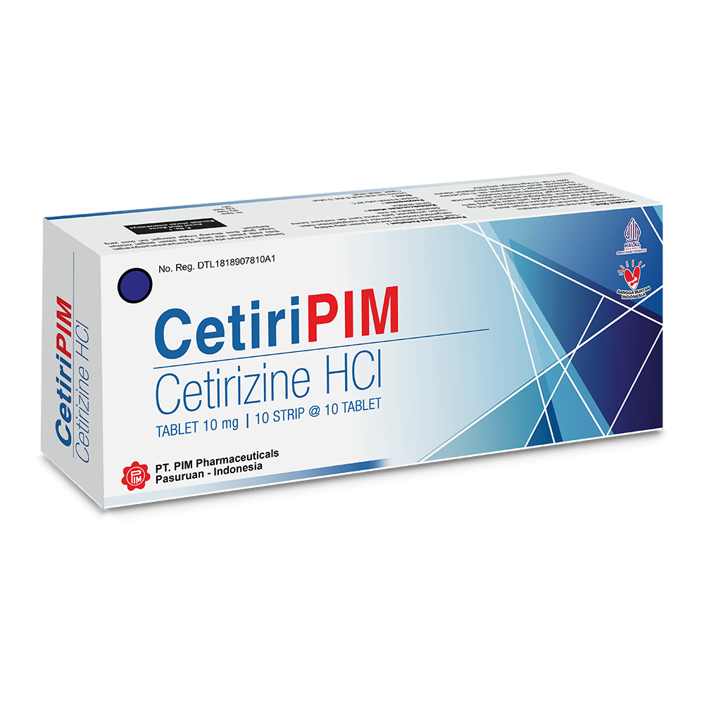 cetiripim box isi 100 tablet / cetiri PIM / obat alergi murah / obat ...