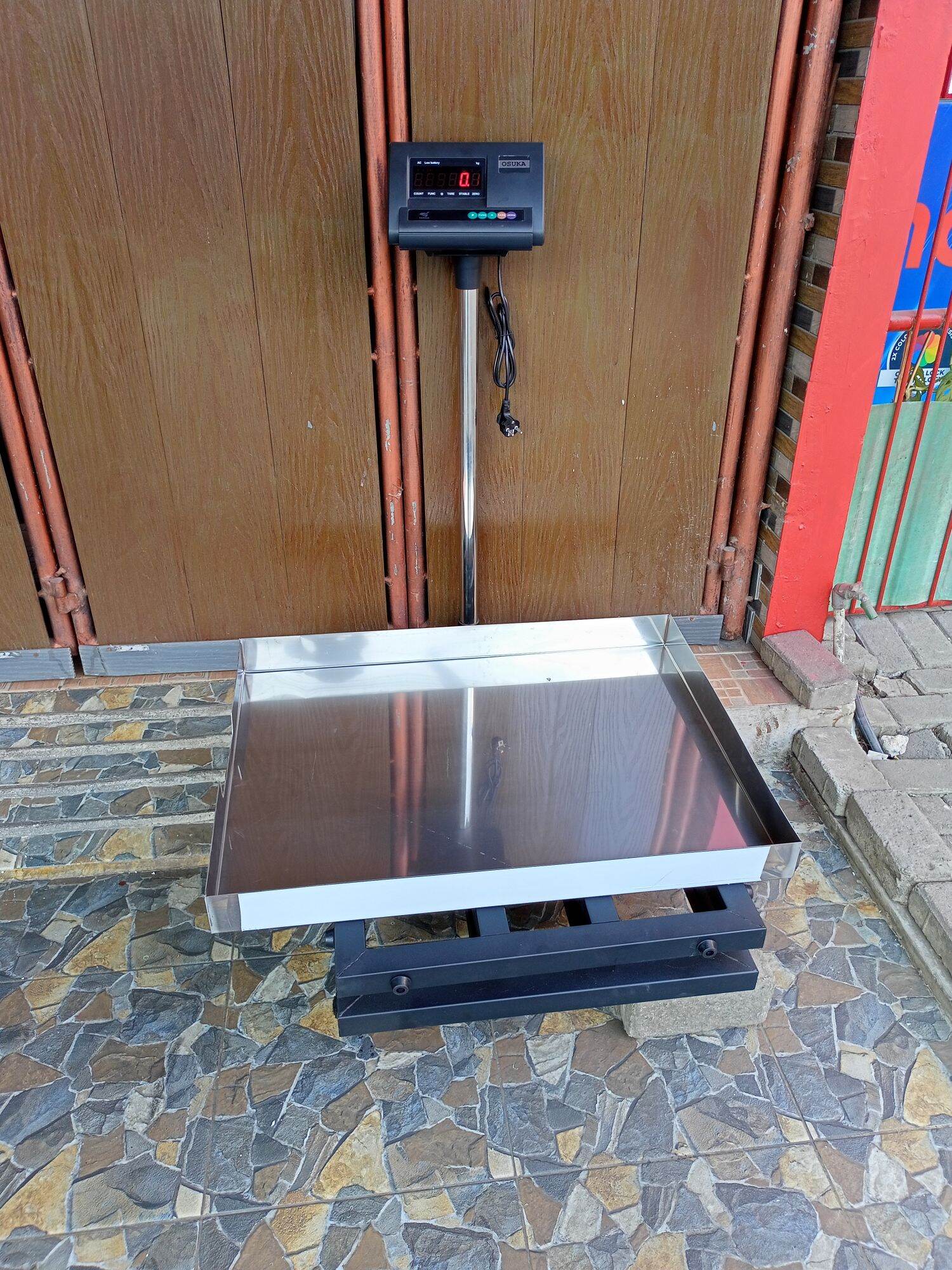 Timbangan Besar 300kg,500kg Digital Duduk platform 60 x 80cm | Lazada ...