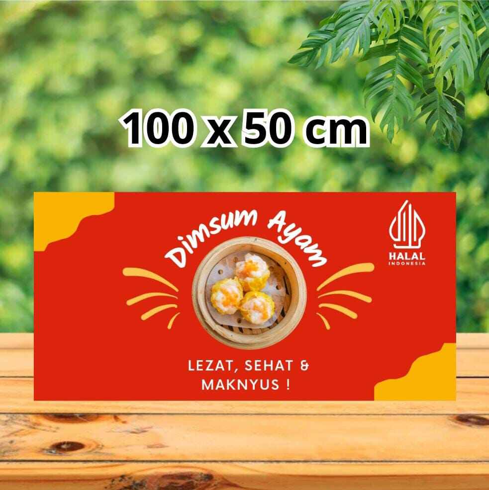 spanduk dimsum 100x50cm | Lazada Indonesia