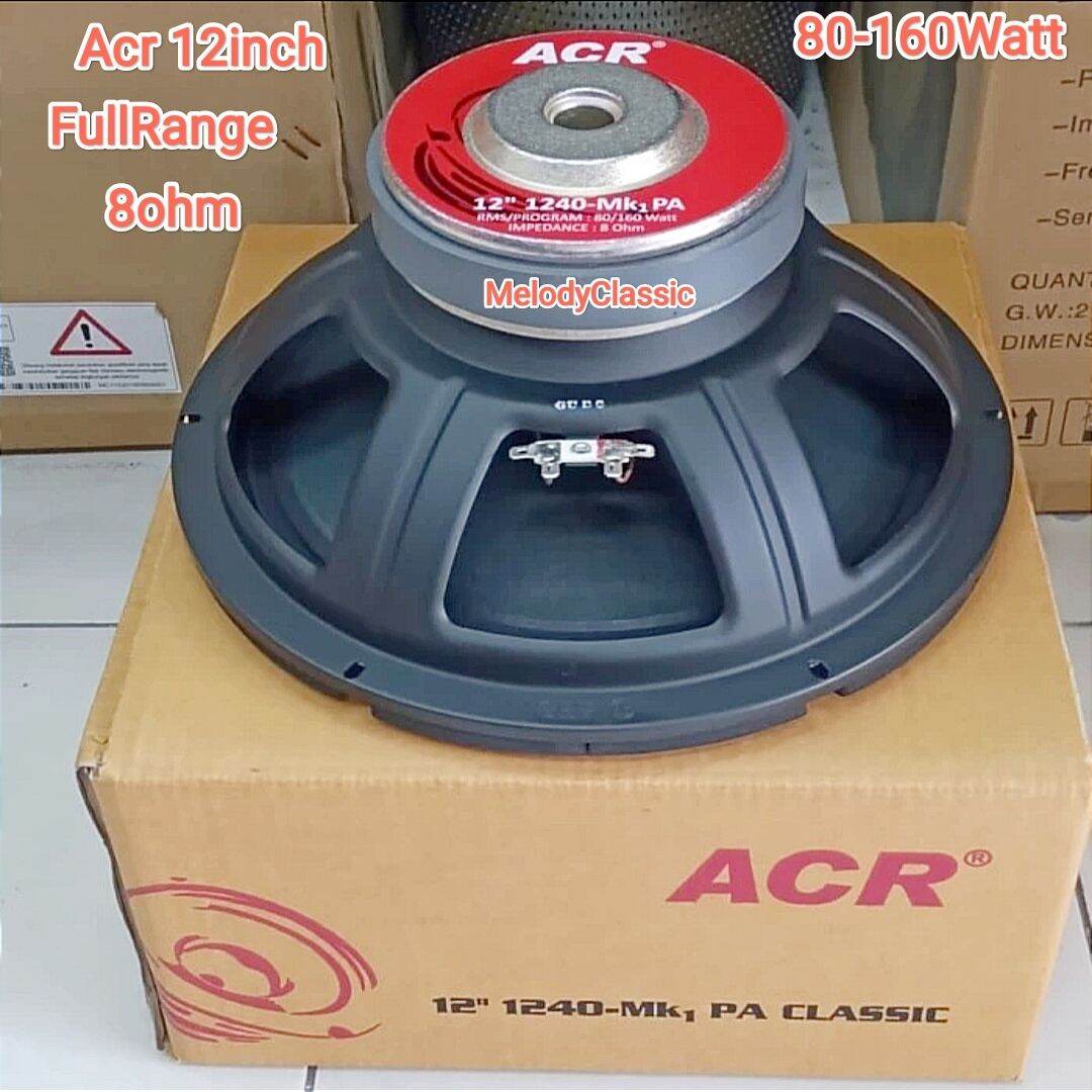 Speaker Komponen ACR 1240 MK 12inch Full Range | Lazada Indonesia