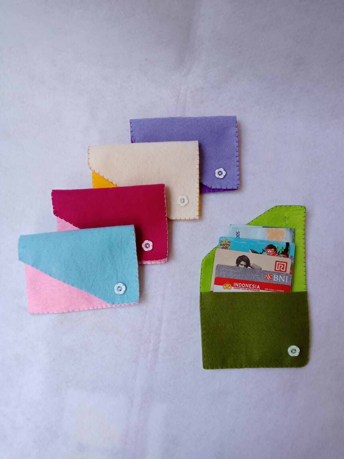 amplop lebaran flanel model dompet kartu | Lazada Indonesia