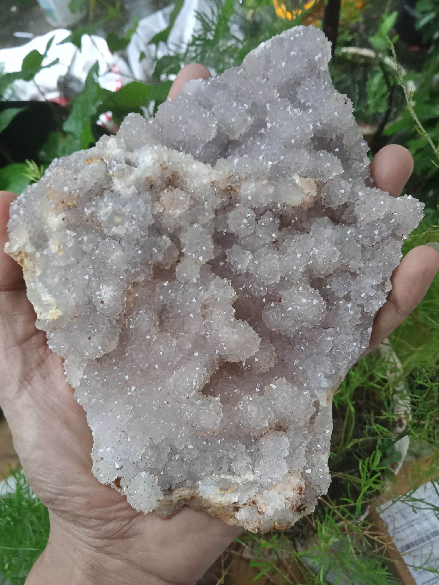 💎 Batu Kristal Druzy / Pasir intan ( Rough Permata Natural Quartz ...