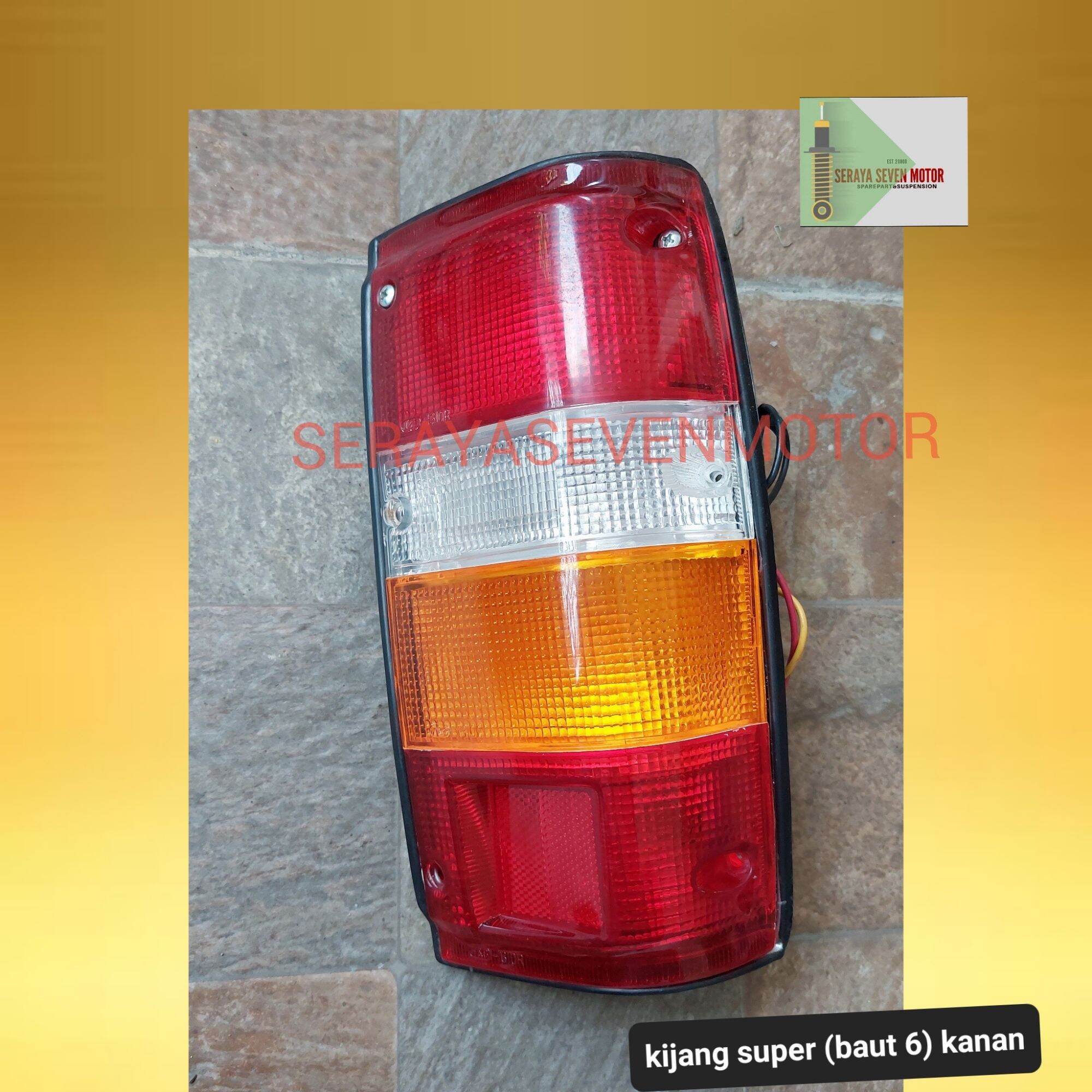 stoplamp stop lamp lampu belakang toyota kijang super kanan baut 6 ...
