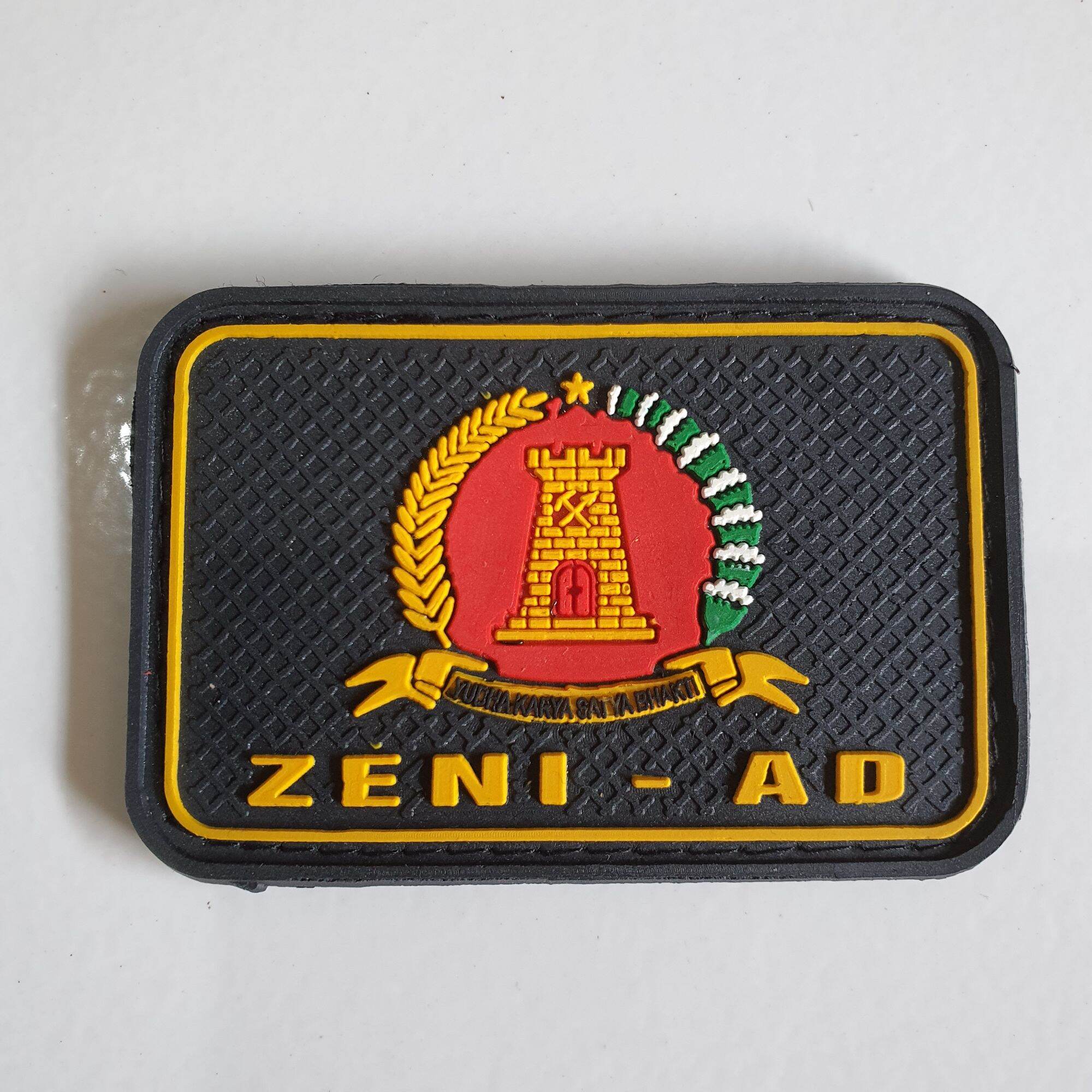 patch rubber logo zeni - ad - zipur - tni ad - tempelan emblem karet ... patch rubber logo zeni - ad - zipur - tni ad - tempelan emblem karet ...