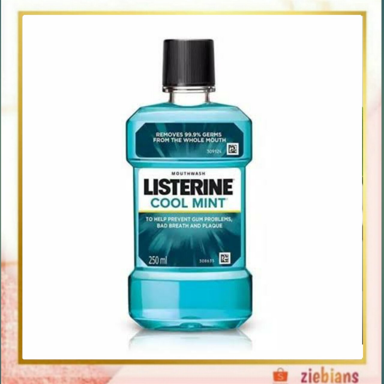 Listerine Cool Mint 250ml ,Rasa Lebih Kuat Untuk Nafas Lebih Segar ...