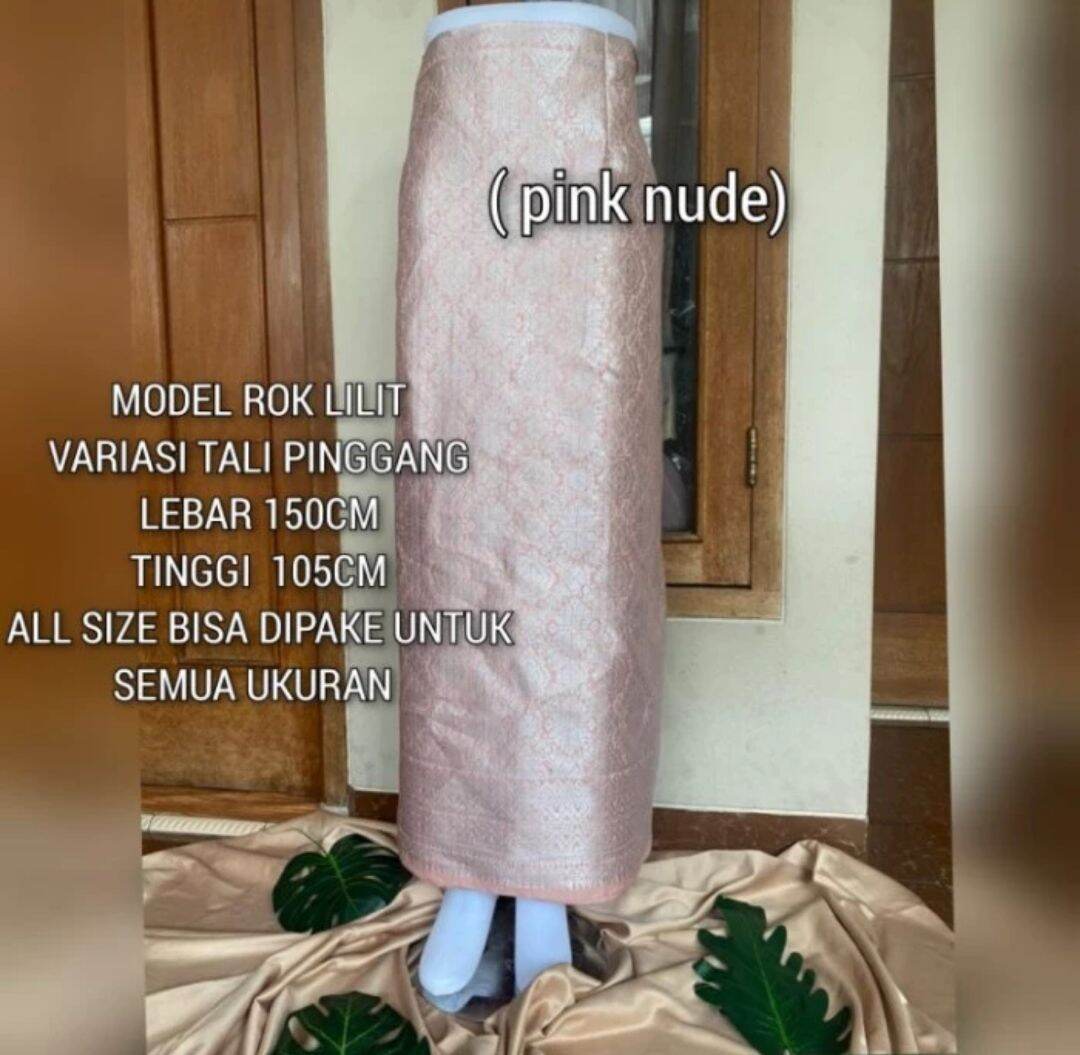 Rok Songket Kebaya Siap Pakai - Model Rok Lilit Songket Palembang ...