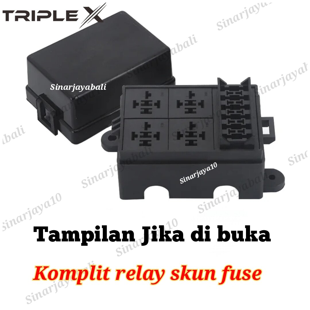 box relay kotak rellay tempat rumah rilay rillai isi 4relay | Lazada ...