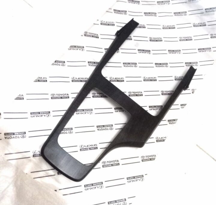 panel cover tranmisi dan cup holder fortuner vrz black wood motif kayu ...